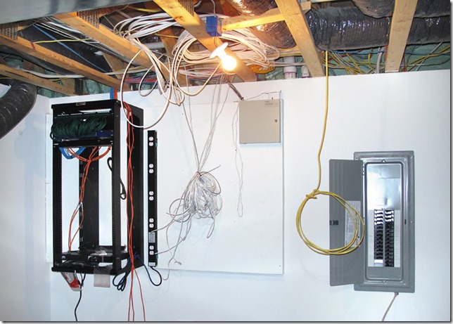The "L" Shaped House: Home Automation…Networking Rack (2)